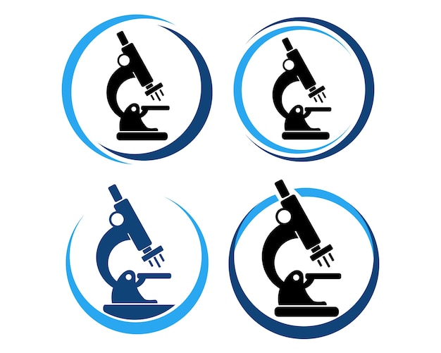 Versatile Microscope Icons for Scientific and Educational Use | Jiffy ...