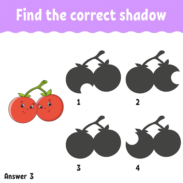 Vibrant Cherries: A Playful Shadow Matching Game | Jiffy Designs