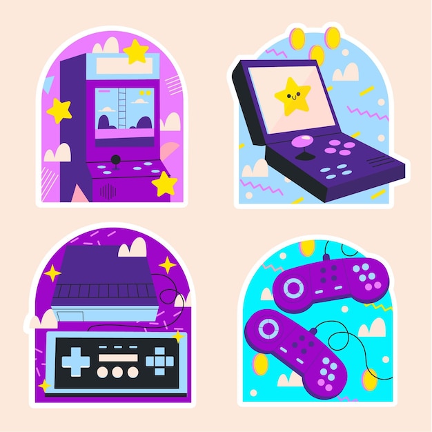 A Vibrant Collection of Retro Gaming Memorabilia and Gadgets | Jiffy ...