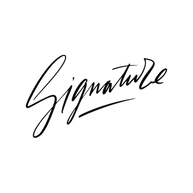 Elegant Handwritten Signature in Flowing Calligraphic Style | Jiffy Designs