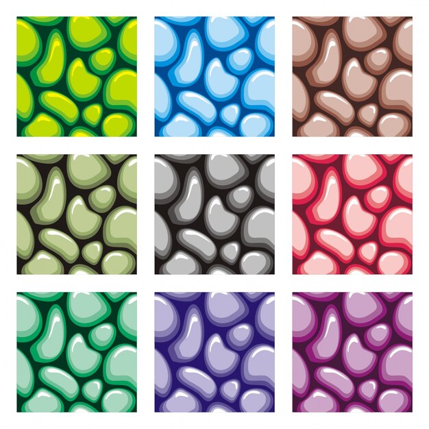 Vibrant Pebble Patterns: A Mosaic of Captivating Textures | Jiffy Designs