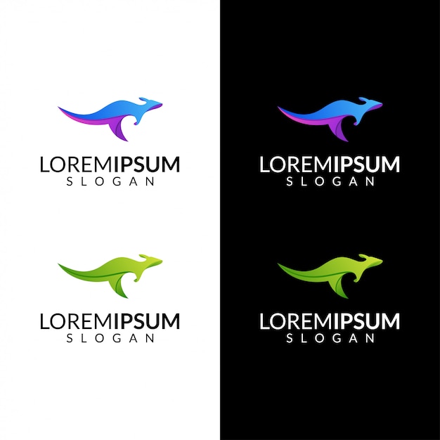 Vibrant Leaping Dolphin Logos with Gradient Color Scheme | Jiffy Designs