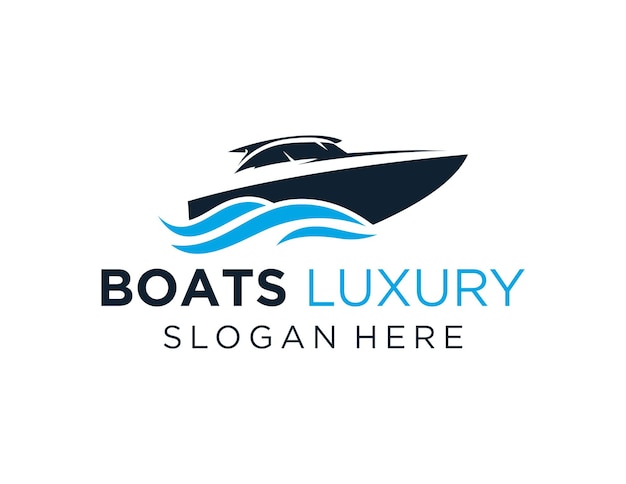 Elegant Luxury Speedboat with Sleek Design and Flowing Waves | Jiffy ...