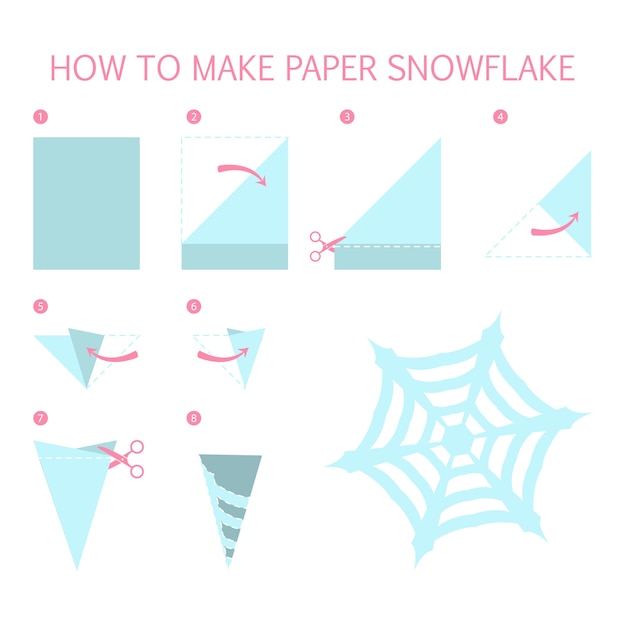 Delicate Paper Snowflake Tutorial with Step-by-Step Instructions ...