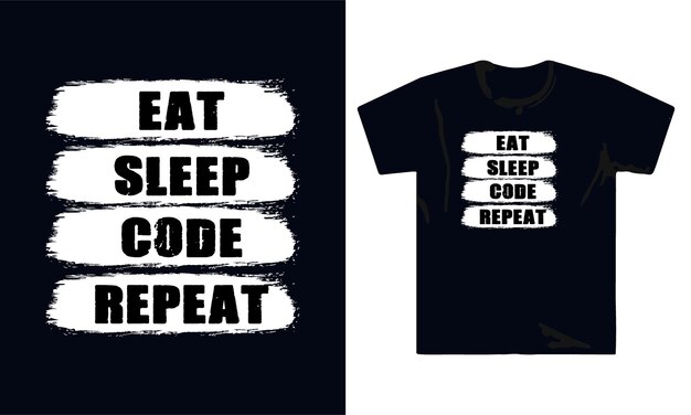 Eat, Sleep, Code, Repeat - Programmer's Mantra | Jiffy Designs