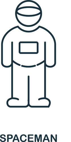 Spacemen Icon. Flat Style Icon Design. Ui. Illustration Of Spacemen ...