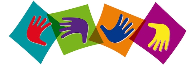 Colorful Handprint Mosaic: A Vibrant Celebration of Unity | Jiffy Designs