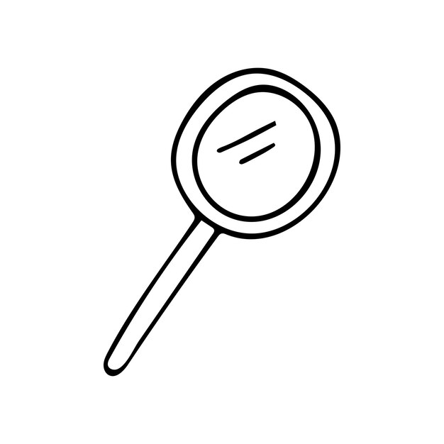 Minimalist Magnifying Glass Icon for Versatile Designs | Jiffy Designs