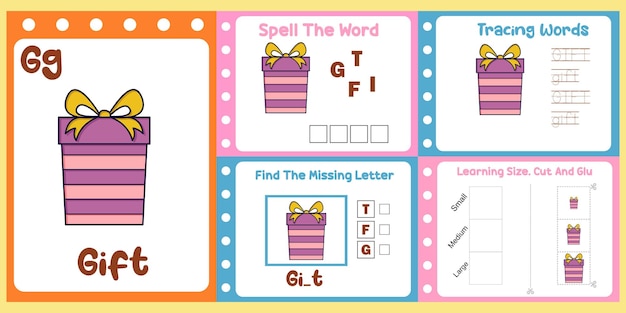 Colorful Gift-Themed Educational Activities for Kids | Jiffy Designs