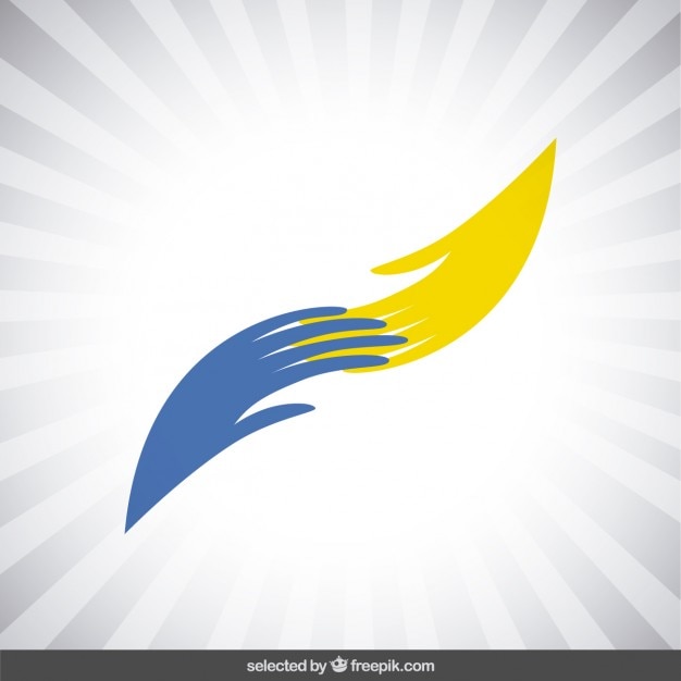Dynamic Blue and Yellow Feather-Inspired Logo Design | Jiffy Designs