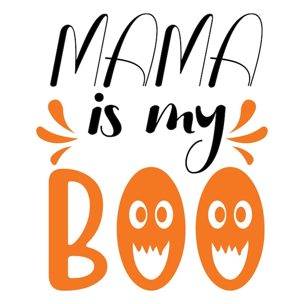 Playful Halloween Typography with Spooky Orange Ghosts | Jiffy Designs