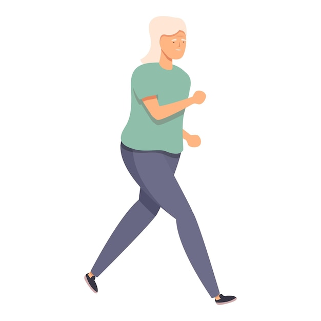 Energetic Senior Citizen Enjoying a Brisk Walk | Jiffy Designs