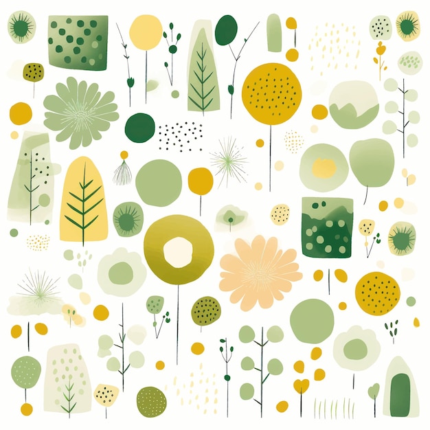Vibrant Botanical Collection of Nature-Inspired Elements | Jiffy Designs