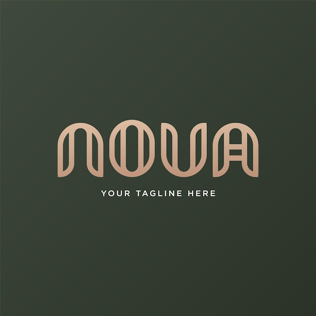 Elegant Monogram Wordmark with Stylized Typography | Jiffy Designs