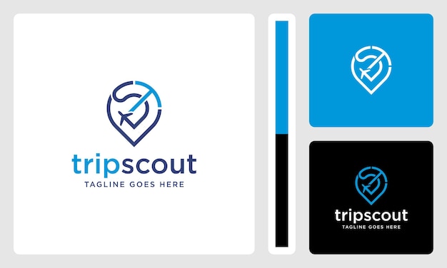 Stylized Travel Compass with Modern Typography and Tagline | Jiffy Designs