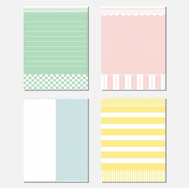 Assorted Geometric Pattern Designs on Notecards | Jiffy Designs