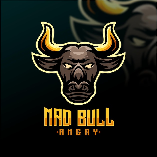 Fierce and Formidable: The Mad Bull Mascot Logo | Jiffy Designs