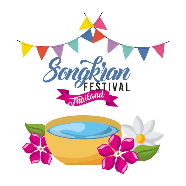 Vibrant Songkran Festival Celebration with Floral Decor | Jiffy Designs