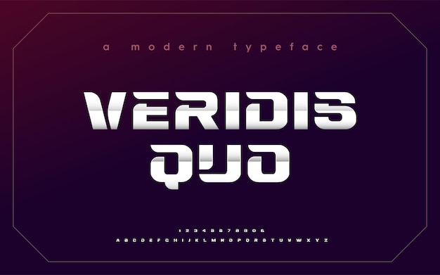 Sleek and Striking Modern Typeface with Geometric Lettering | Jiffy Designs