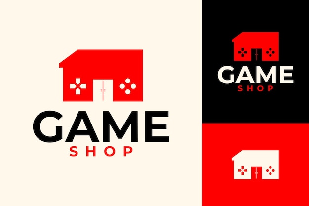 Vibrant Gaming Store Logo with Retro Controller Accents | Jiffy Designs