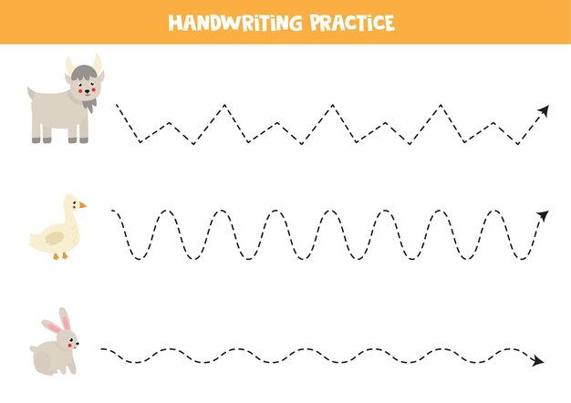 Adorable Animals Practice Handwriting Skills | Jiffy Designs