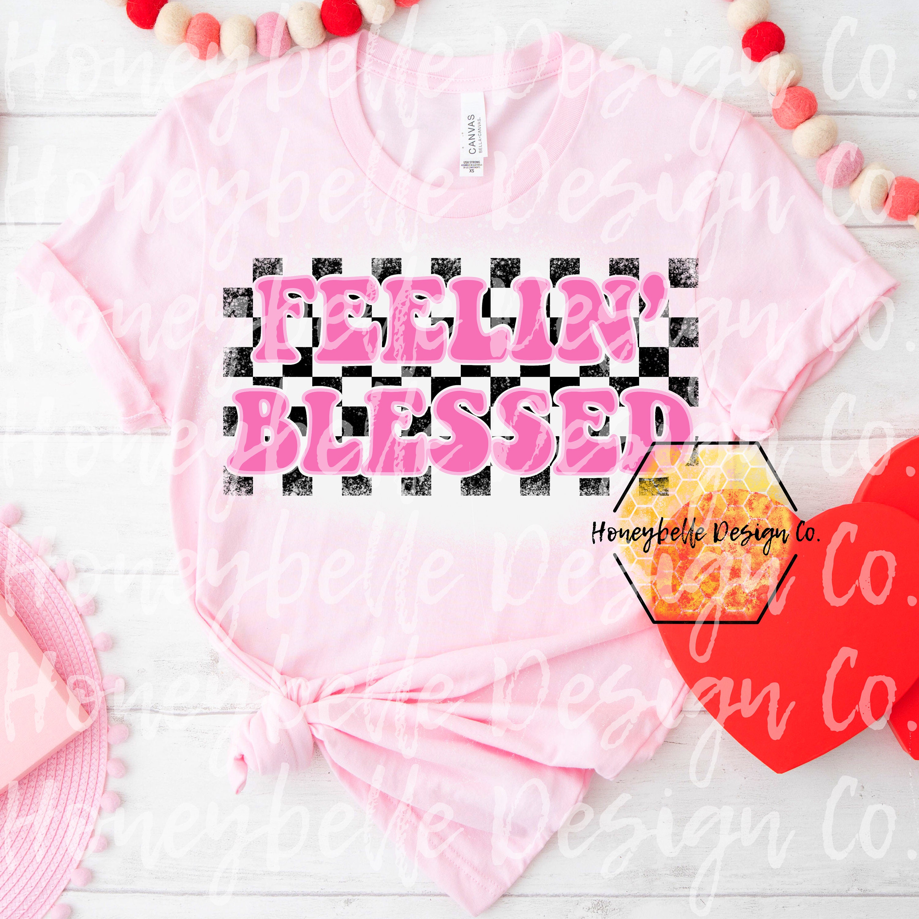 Feeling' Blessed Sublimation Design PNG | Jiffy Designs