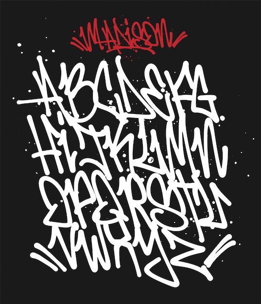 Vibrant Graffiti Art with Expressive Lettering and Shapes | Jiffy Designs