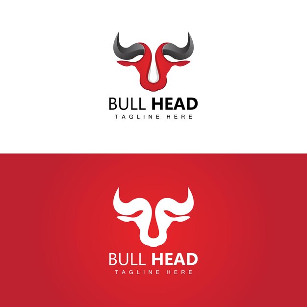 Fierce and Formidable Bull Head Logo Design | Jiffy Designs