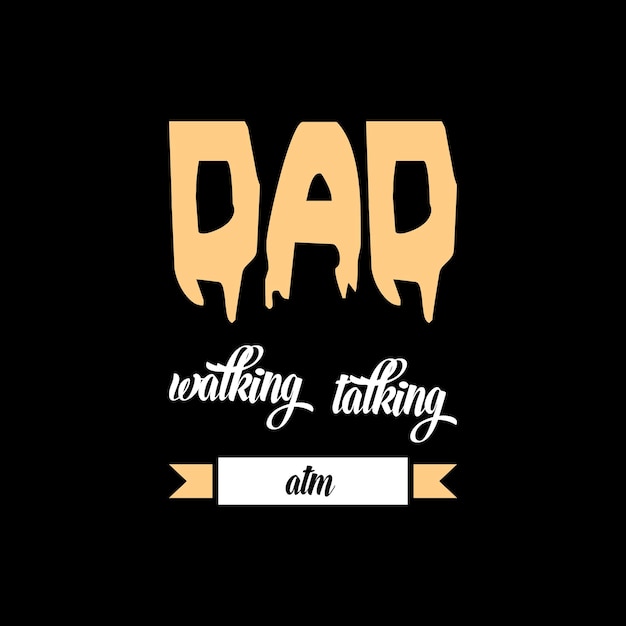 Stylish Dad Lettering with Vintage Flair | Jiffy Designs