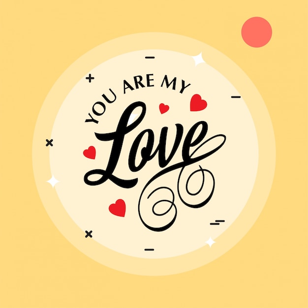 Heartfelt Handwritten Lettering Expressing Affectionate Sentiment ...