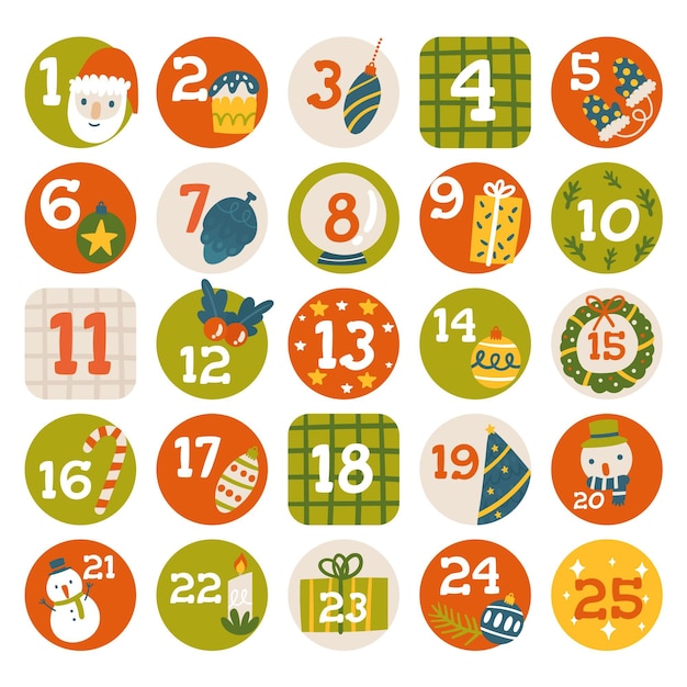 Vibrant Collection of Whimsical Illustrated Icons and Symbols | Jiffy ...