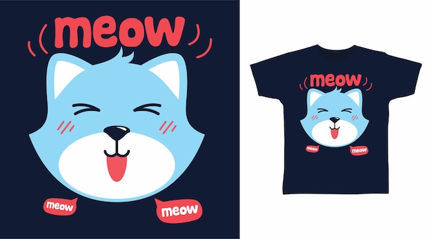 Adorable Feline Mascot with Playful 'Meow' Calls | Jiffy Designs