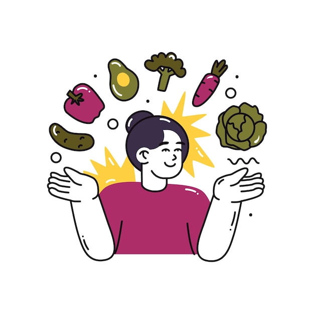 Vibrant Veggie Juggling: A Playful Produce Celebration | Jiffy Designs