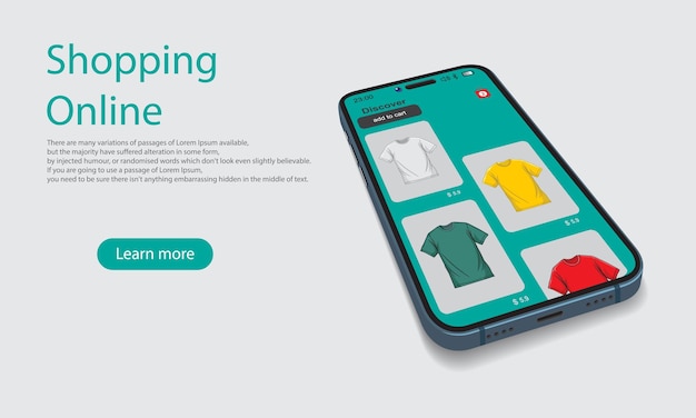 Vibrant Mobile Shopping Experience with Clothing Options | Jiffy Designs