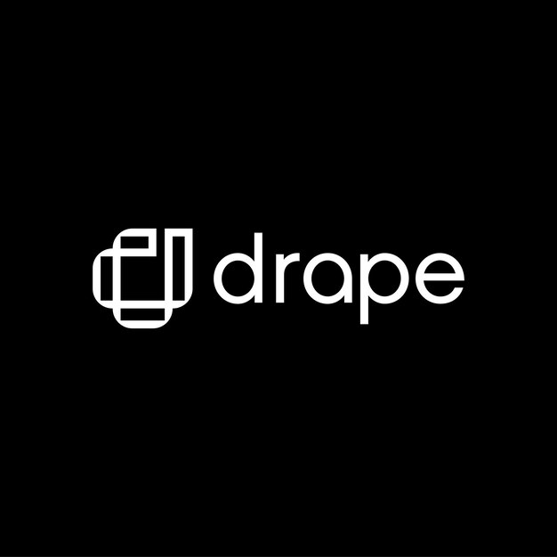 Simple and Modern Drape Logo with Minimalist Design | Jiffy Designs
