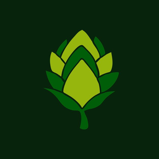 Vibrant Leaf Emblem: A Nature-Inspired Design | Jiffy Designs