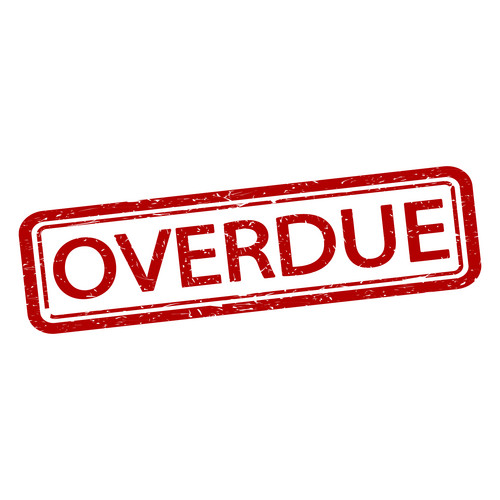 Illustration Of Grunge Red Overdue Stamp. | Jiffy Designs