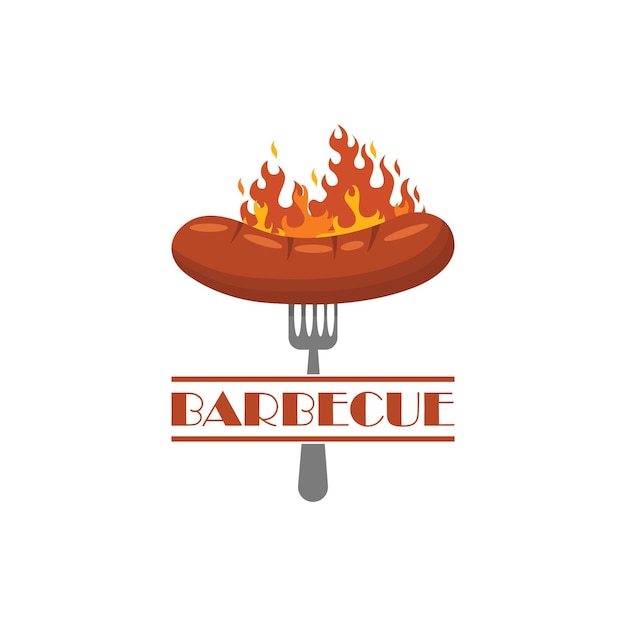 Sizzling Flames of Flavor: A Mouthwatering Barbecue Icon | Jiffy Designs