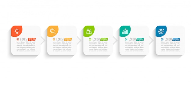 Vibrant Infographic with Minimalist Icons and Descriptive Captions ...