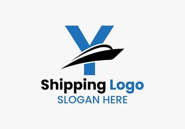 Sleek and Stylish Shipping Logo with Slogan | Jiffy Designs