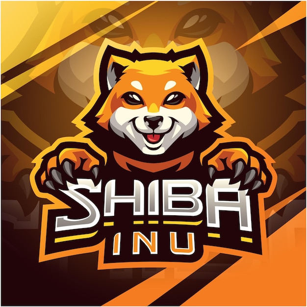 Fierce Feline Mascot: Shiba Inu Esports Logo | Jiffy Designs