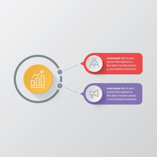 Colorful Infographic Elements with Informative Text Boxes | Jiffy Designs