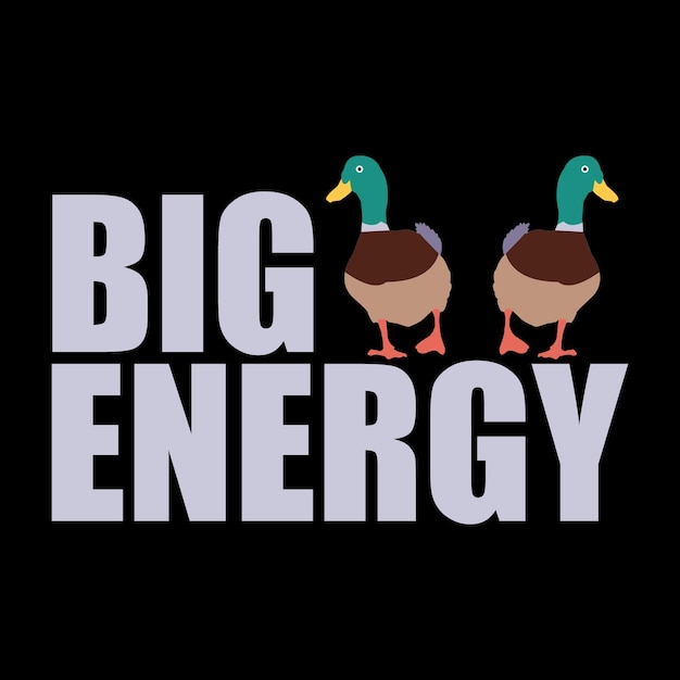 Vibrant Ducks Illustrate the Power of Big Energy | Jiffy Designs