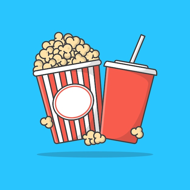 Delightful Movie Night Treats: Popcorn and Soda | Jiffy Designs