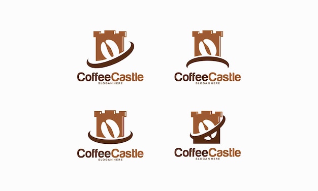 Versatile Coffee Castle Logo Collection with Diverse Designs | Jiffy ...