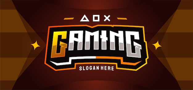 Retro Gaming Logo with Customizable Slogan | Jiffy Designs