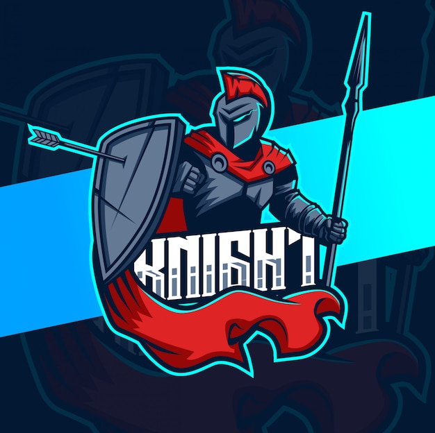 Powerful Spartan Warrior Emblem in Vibrant Neon Colors | Jiffy Designs