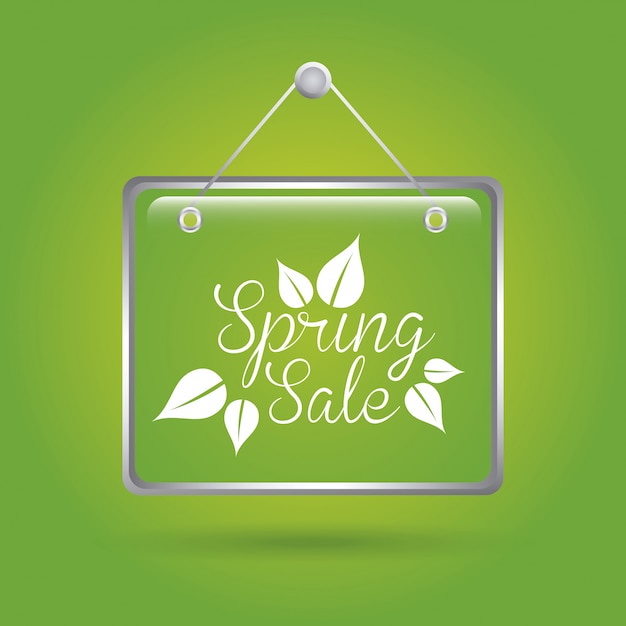 Elegant Glass Sign Announces Spring Sale Event | Jiffy Designs