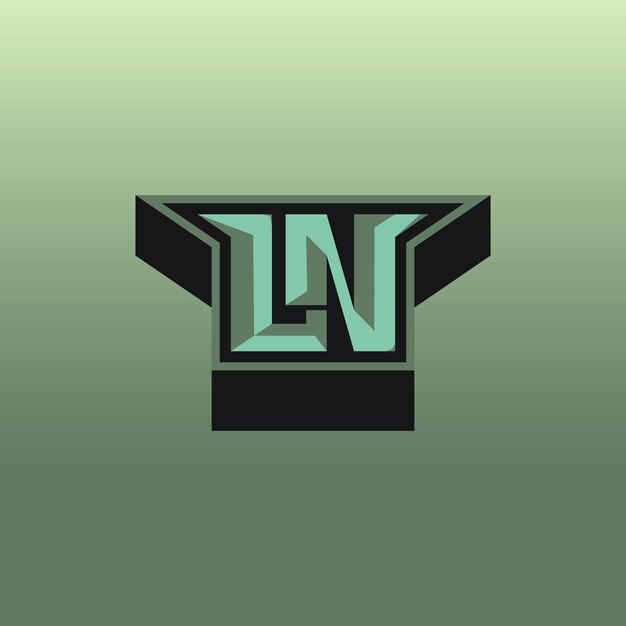 Sleek and Modern LN Monogram Logo Design | Jiffy Designs