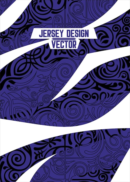 Captivating Purple Swirls: A Dynamic Jersey Design | Jiffy Designs